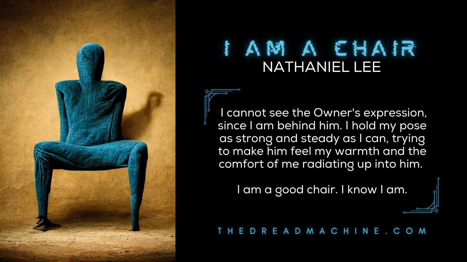 I Am A Chair | The Dread Machine