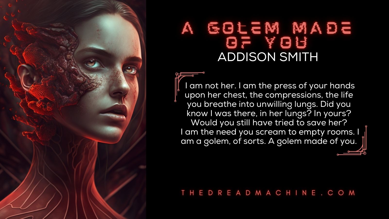 A Golem Made of You | The Dread Machine