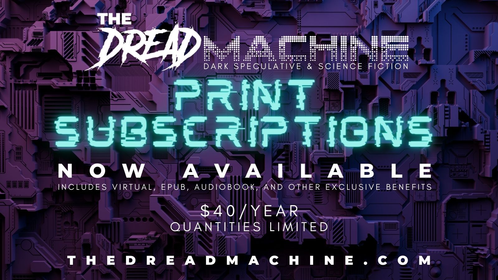 The Dread Machine | Where nightmares are manufactured.